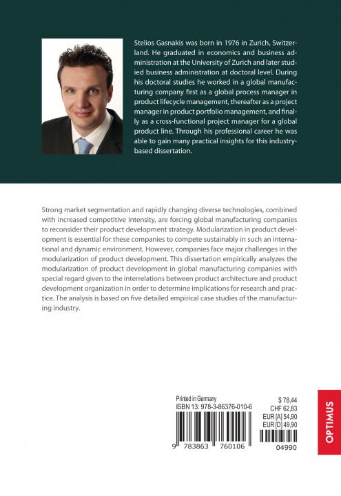 Modularization Of Product Development In Global Manufacturing